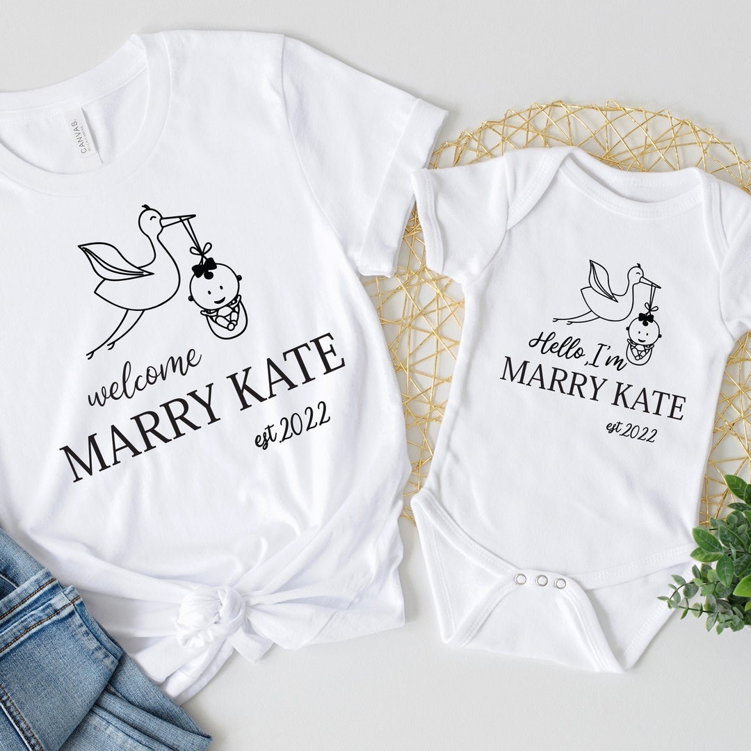 Custom Welcome Baby Shirt, Birth Announcement Shirt, Birth Stats Shirt ...