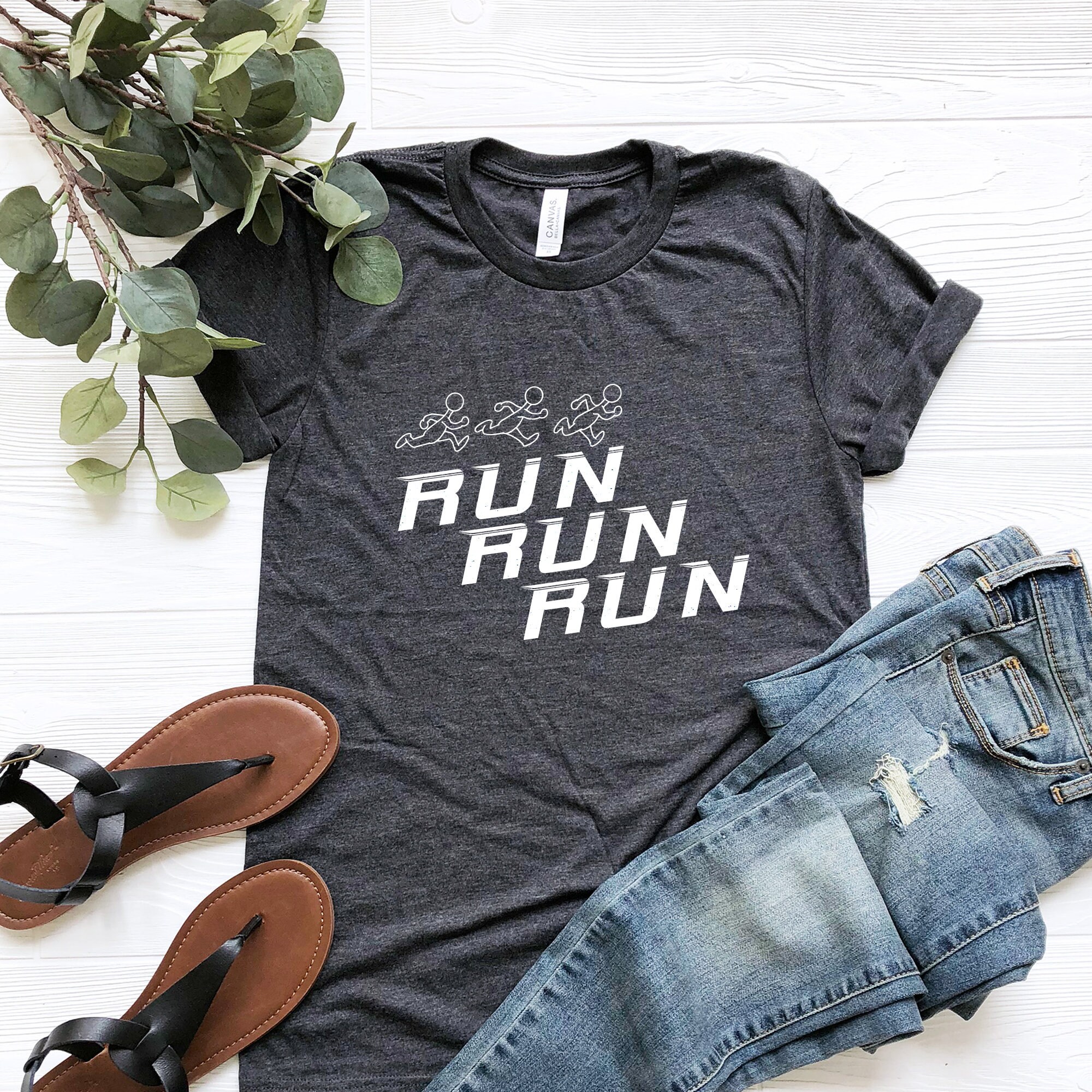 Running Shirt Runner shirt Run More Worry Less Shirt Hike | Etsy