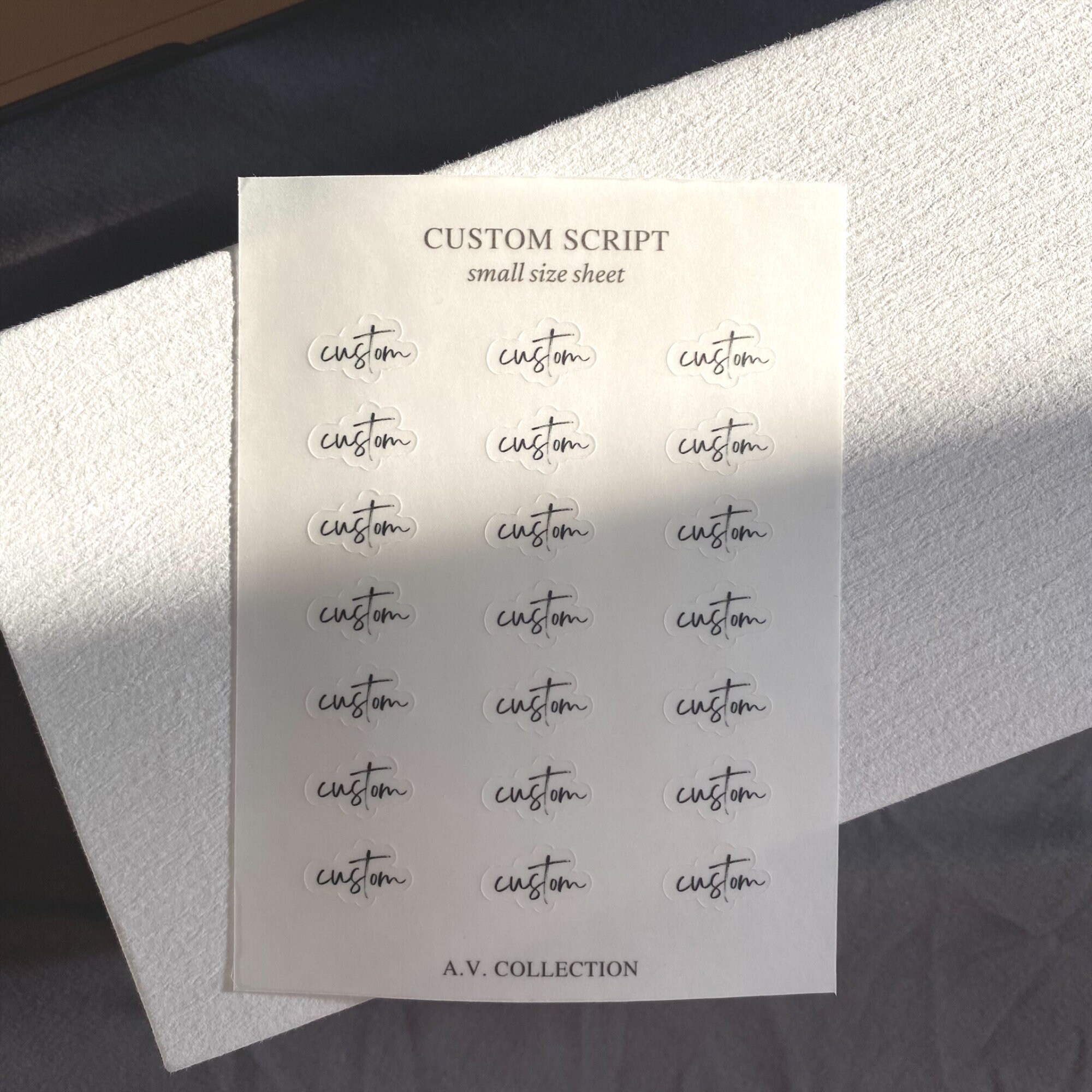 Paper Paper & Party Supplies To Do 3 x 4 Sticker Sheet Scripts Minimal ...