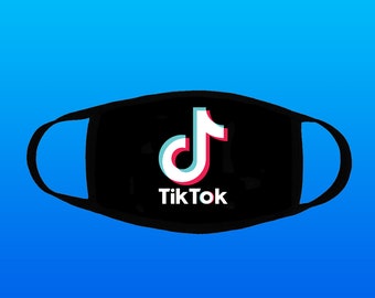 Tik Tok Face Mask | Etsy