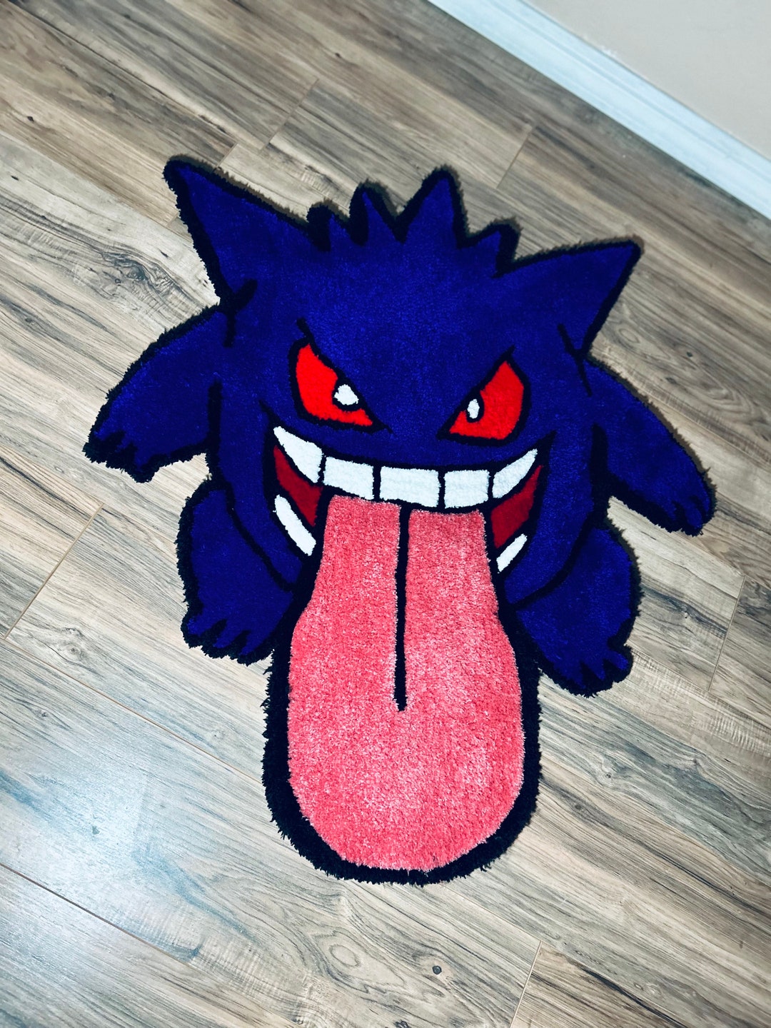 Gengar Tufted Rug Pokémon - Etsy