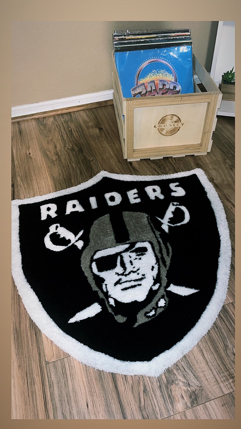 Raiders Rug - Etsy