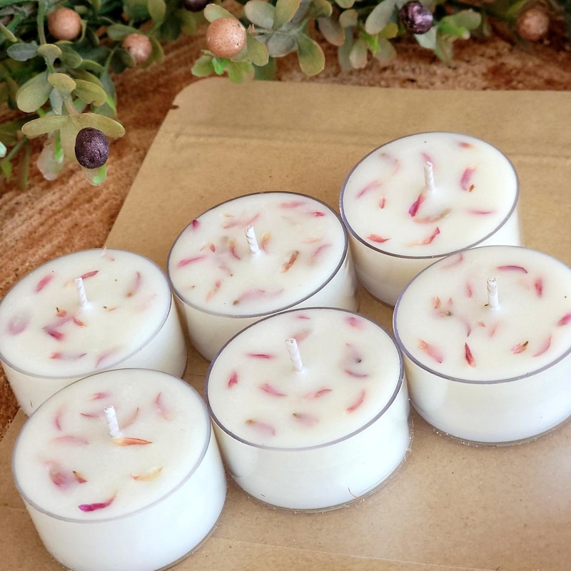 Mini Tea Candles Flower - Etsy
