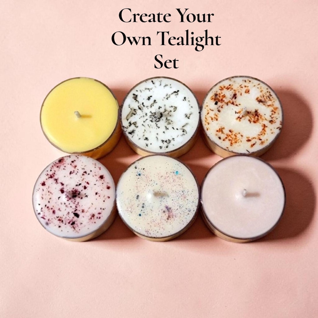 Custom Tealight Candles | Choose Your Own Scents | Personalized Candle ...