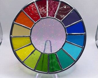 Stained Glass Color Wheel - Etsy