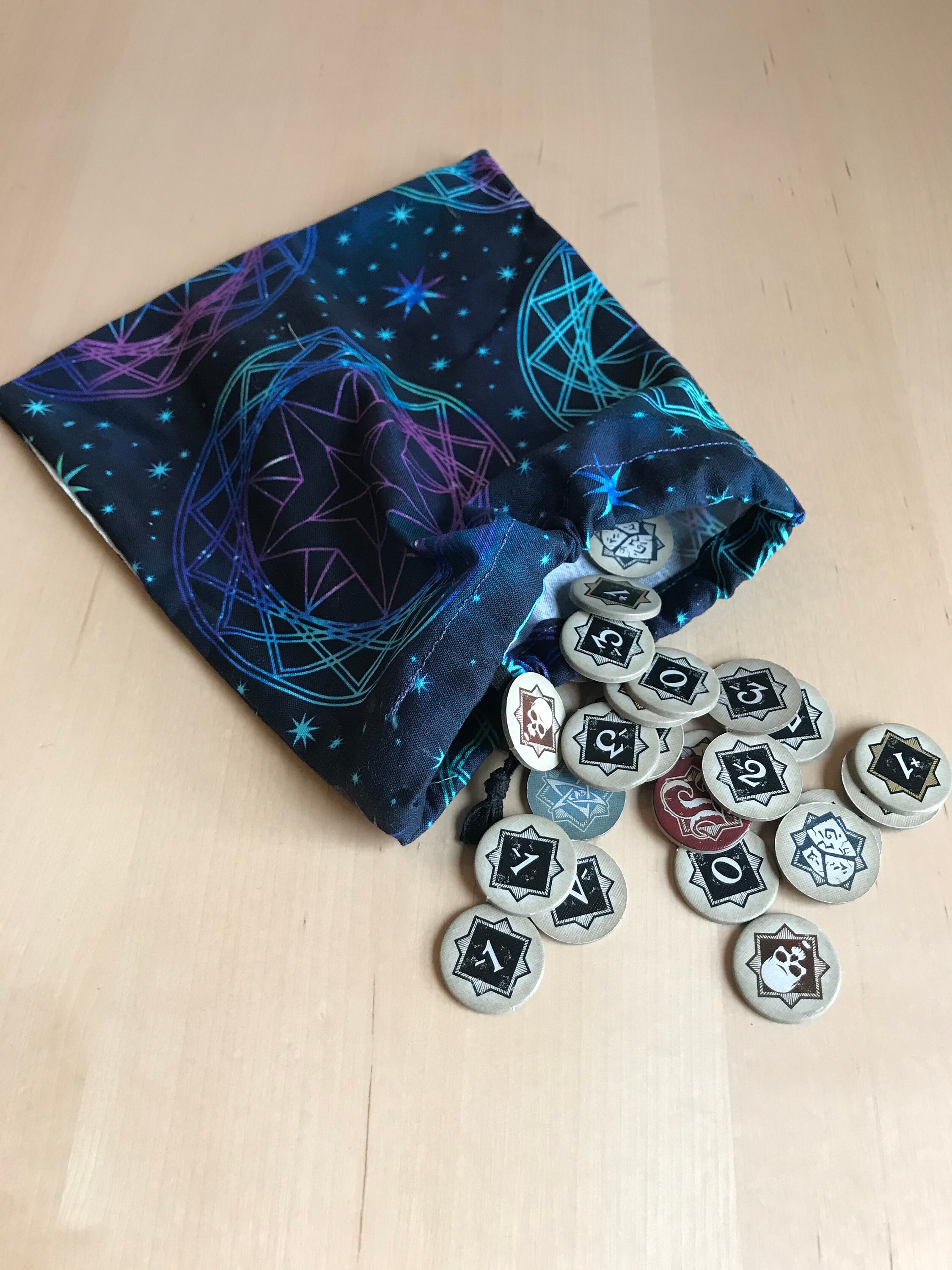 Chaos Token bag for Arkham Horror LCG | Etsy