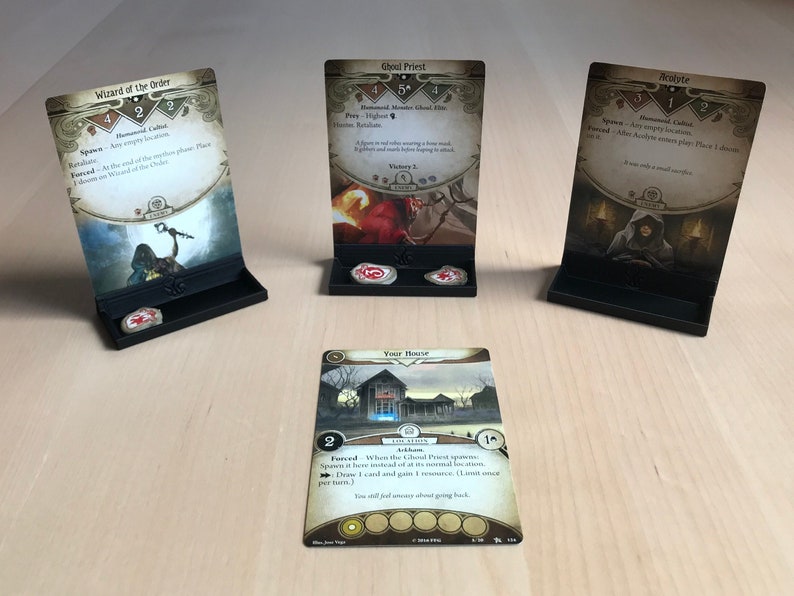 NEW Hunter and Monster Enemy Stand for Arkham Horror LCG - Etsy
