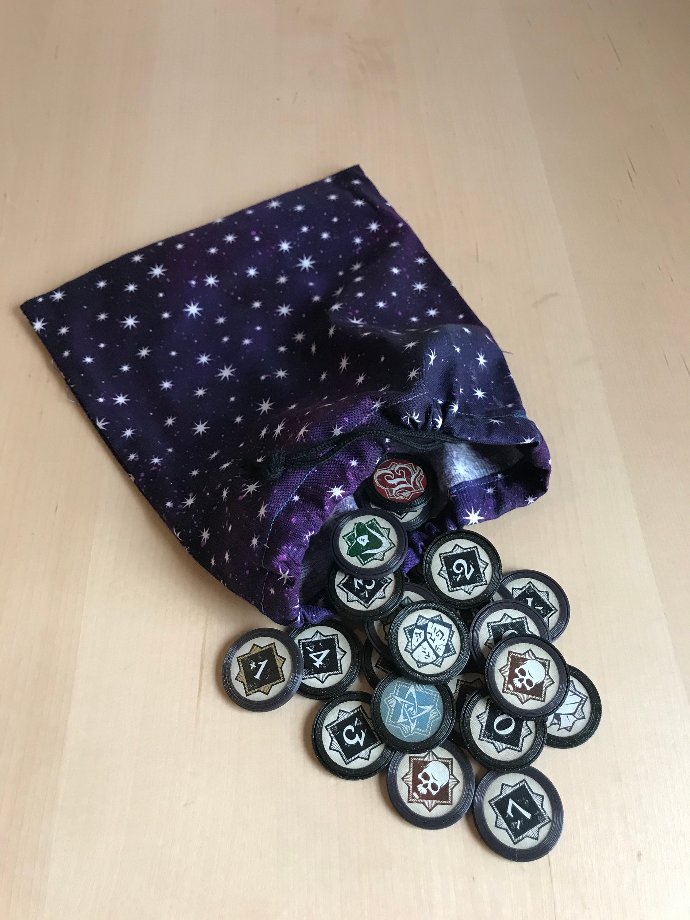 Chaos Token bag for Arkham Horror LCG | Etsy