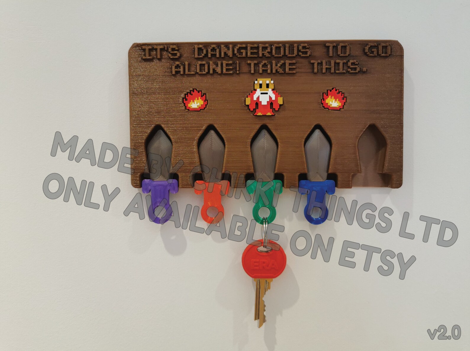 Legend of Zelda Zelda Key Holder Gift Ideas Gaming - Etsy