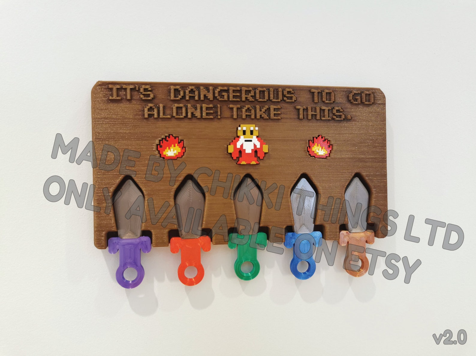 Legend of Zelda Zelda Key Holder Gift Ideas Gaming - Etsy