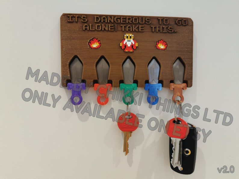 Legend of Zelda Zelda Key Holder Gift Ideas Gaming - Etsy