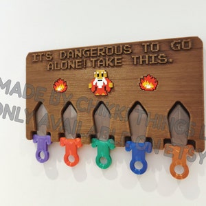 Legend of Zelda, Zelda Key Holder, Gift Ideas, Gaming Gadgets, 8bit ...