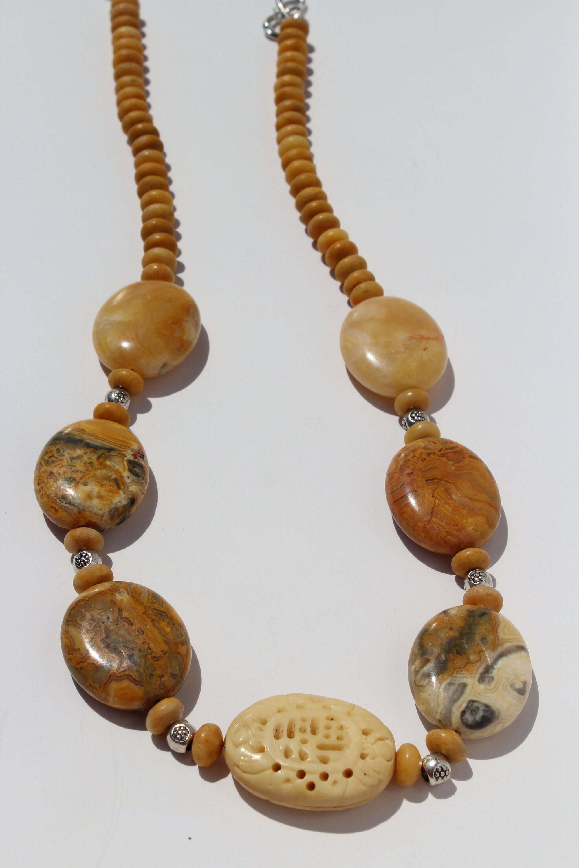 Handmade Agate Necklace for Women - Etsy Ireland