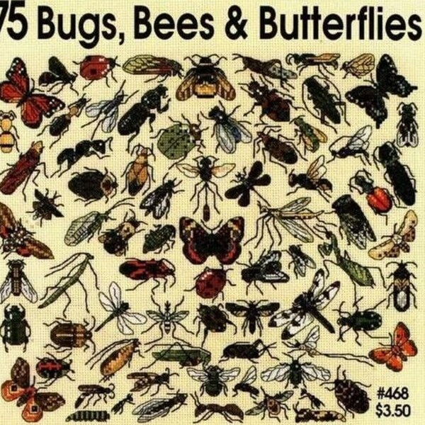 Bug Cross Stitch - Etsy