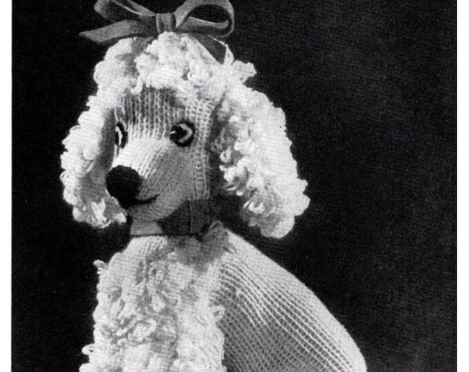 Toy Poodle (knitting Pattern) - Etsy Canada