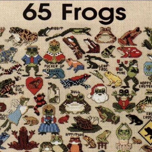 65 FROGS Cross Stitch Patterns Set Pdf Instant Download Mini - Etsy