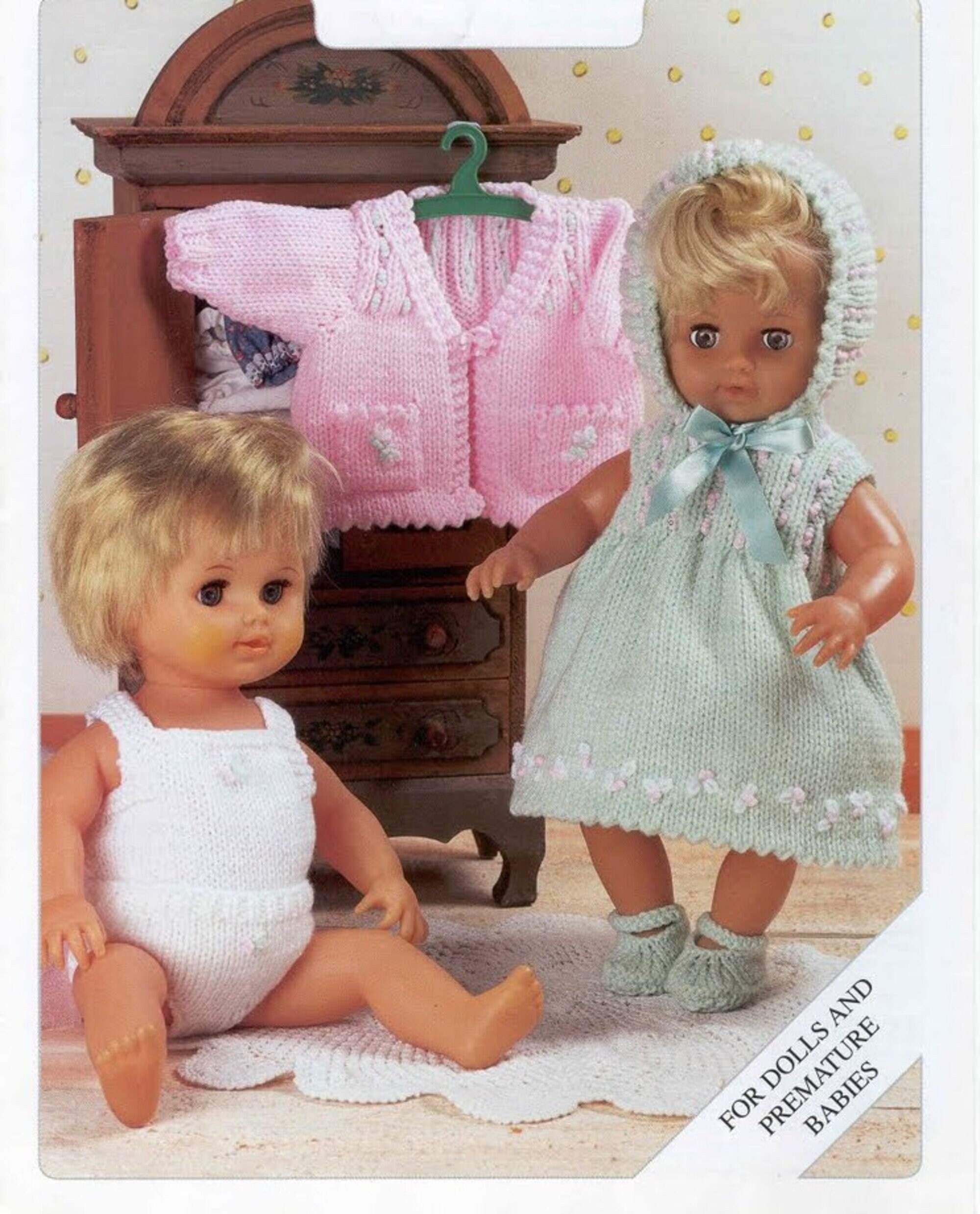 Cute Vintage Doll Outfits Knitting Patterns Pdf Instant - Etsy