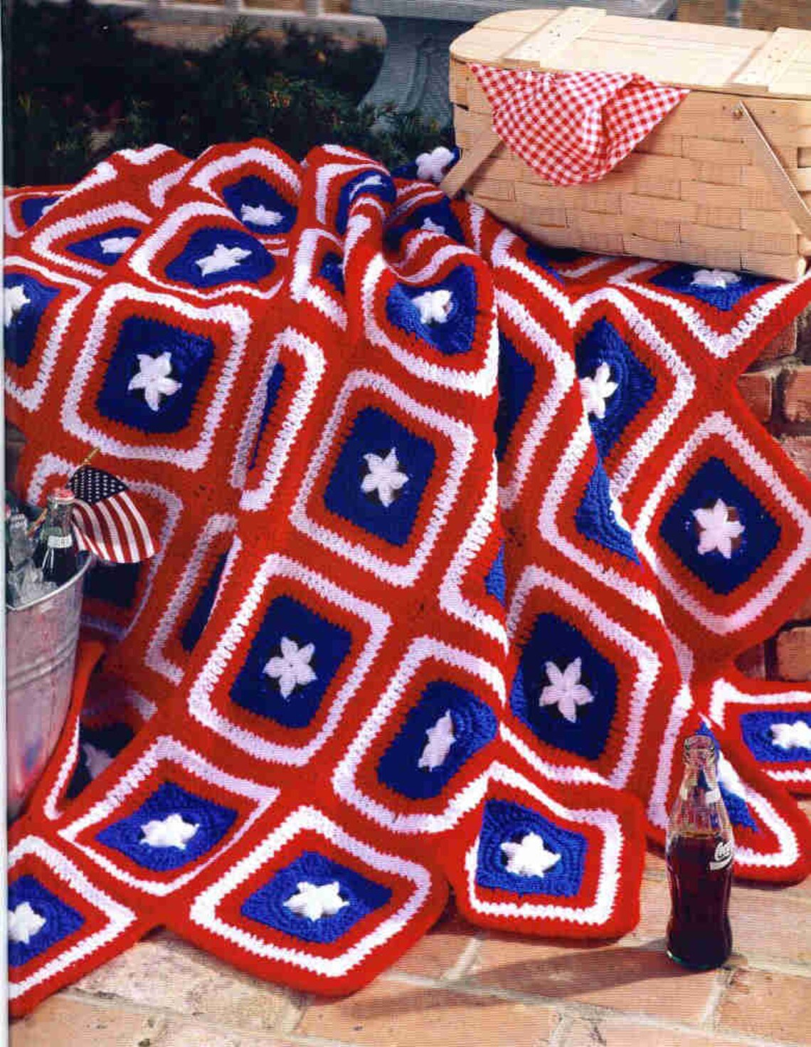 CUTE Vintage Afghan Crochet Pattern PDF Instant Download - Etsy