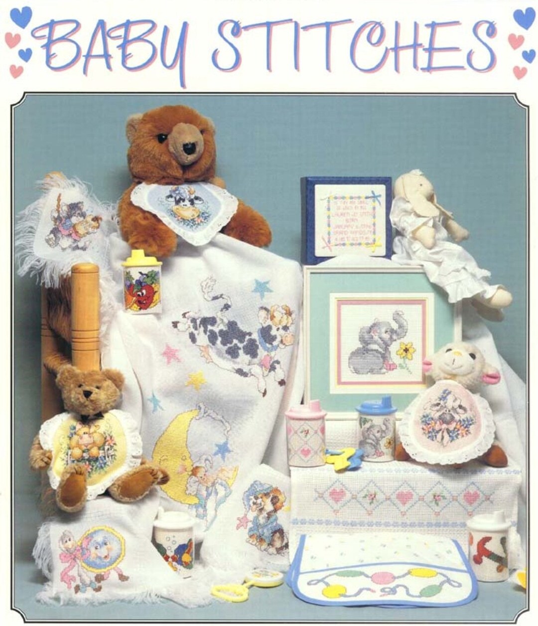 Vintage Baby Cross Stitch Pattern BOOK Pdf Instant Download Easy to ...