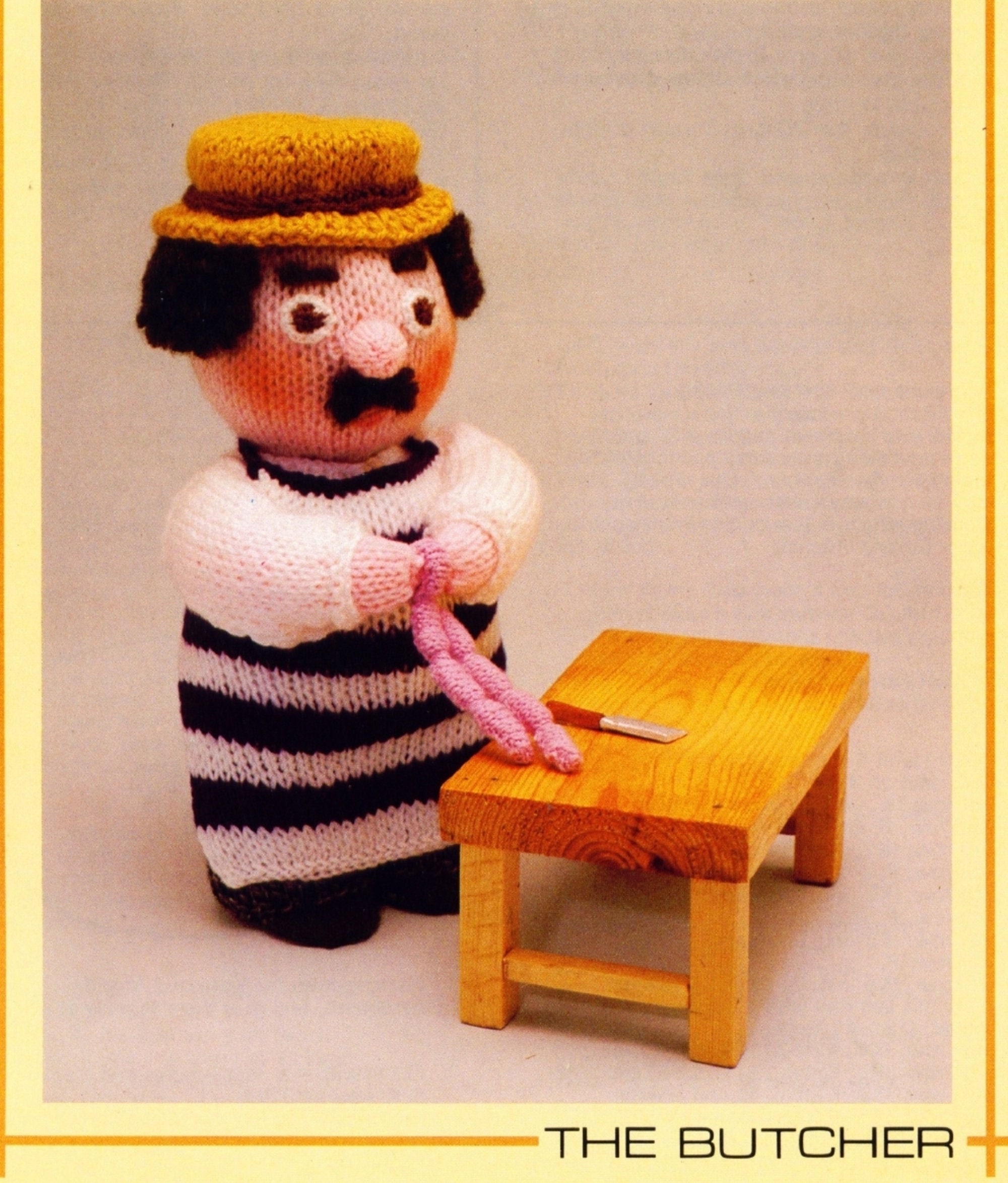 Vintage Butcher Toy Knitting Pattern Pdf Instant Download Easy - Etsy UK