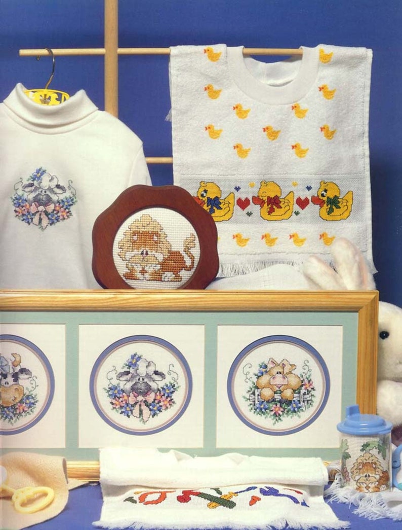 Vintage Baby Cross Stitch Pattern BOOK Pdf Instant Download - Etsy