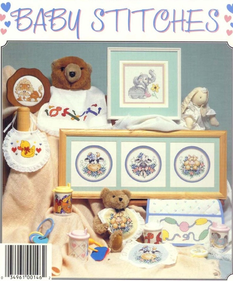 Vintage Baby Cross Stitch Pattern BOOK Pdf Instant Download - Etsy