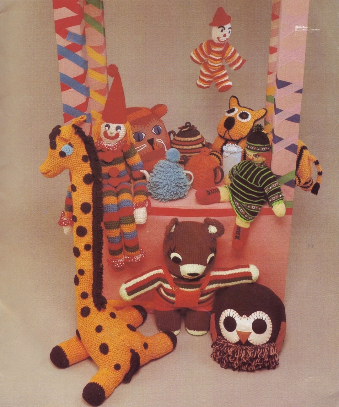 PDF Toys Knitting Crochet Pattern Booklet / Craft E Book / 1970s ...