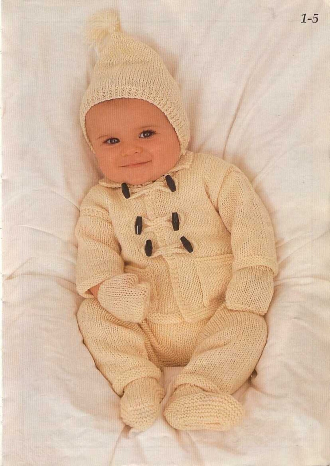 CUTE Vintage Baby Pram Set Knitting Pattern PDF Instant - Etsy