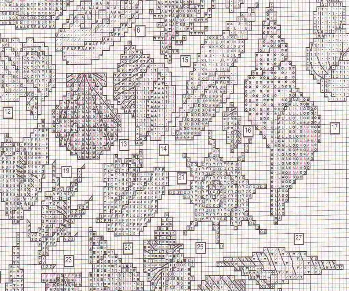 62 SEA SHELLS Motifs Vintage Mini Cross Stitch Pattern PDF | Etsy