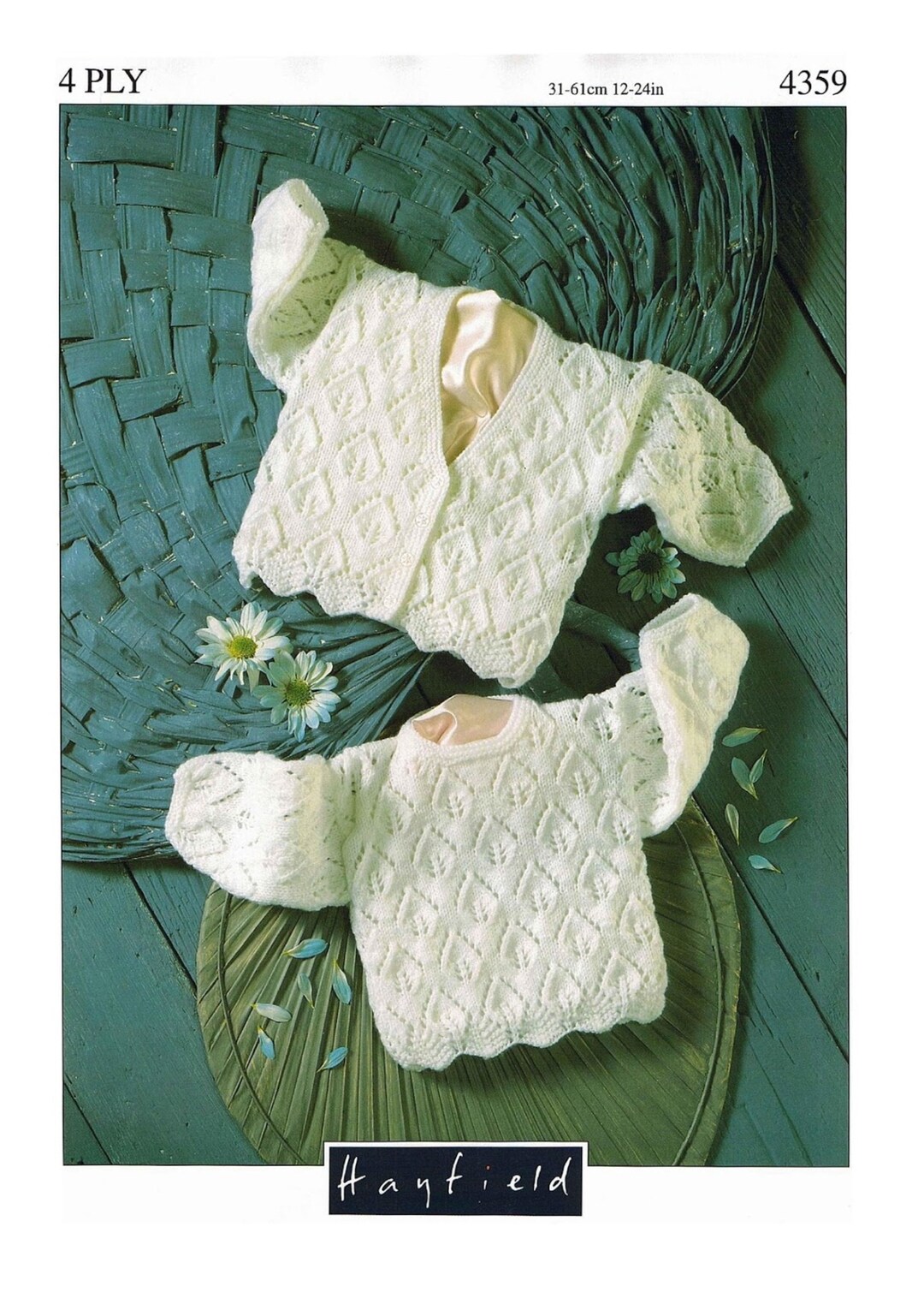 CUTE Baby 4 Ply Sweater & Jacket Knitting Pattern Pdf Instant Download ...