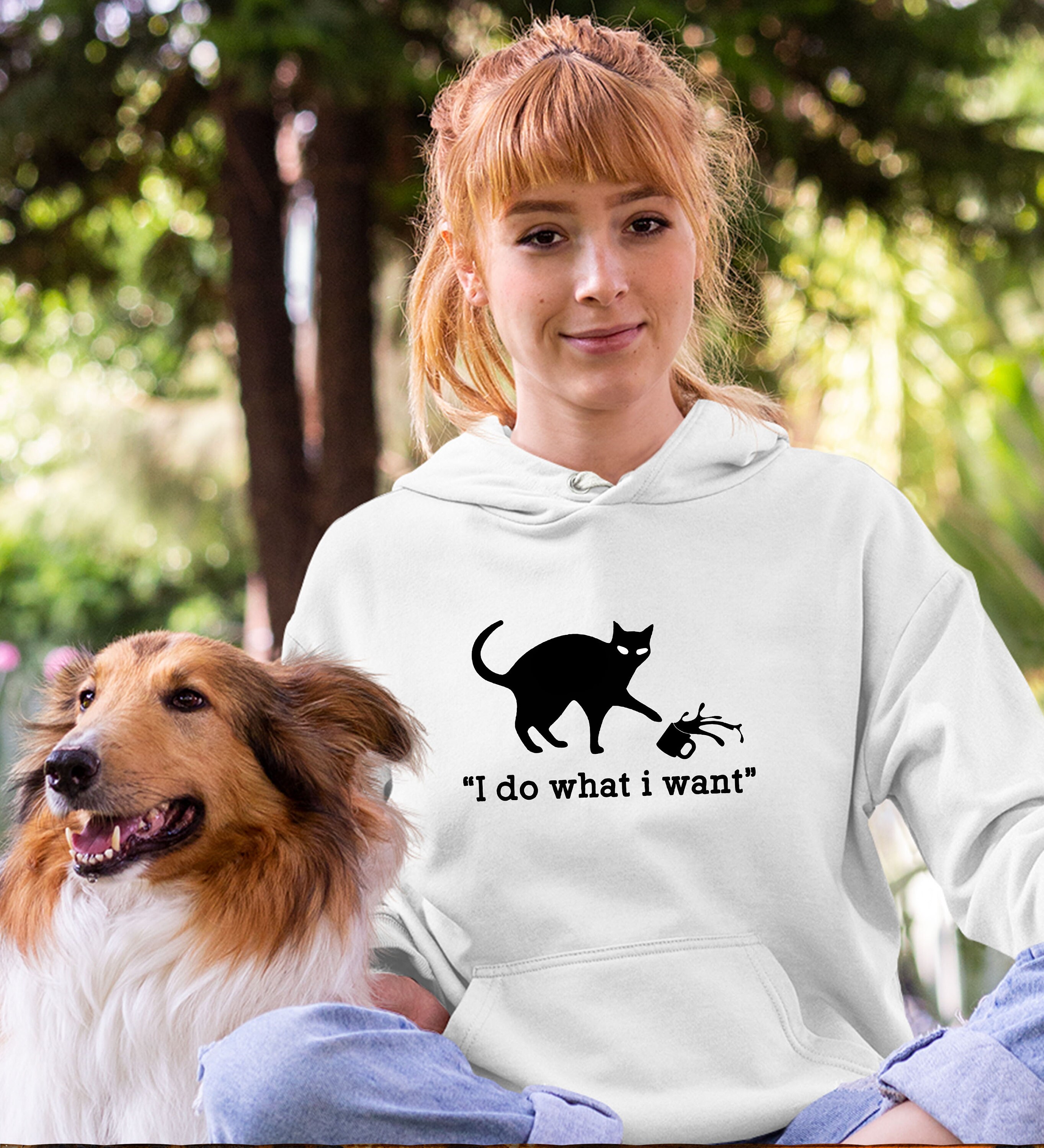 I Do What I Want Cat Lover Just a Girl Who Loves Cats Cat - Etsy