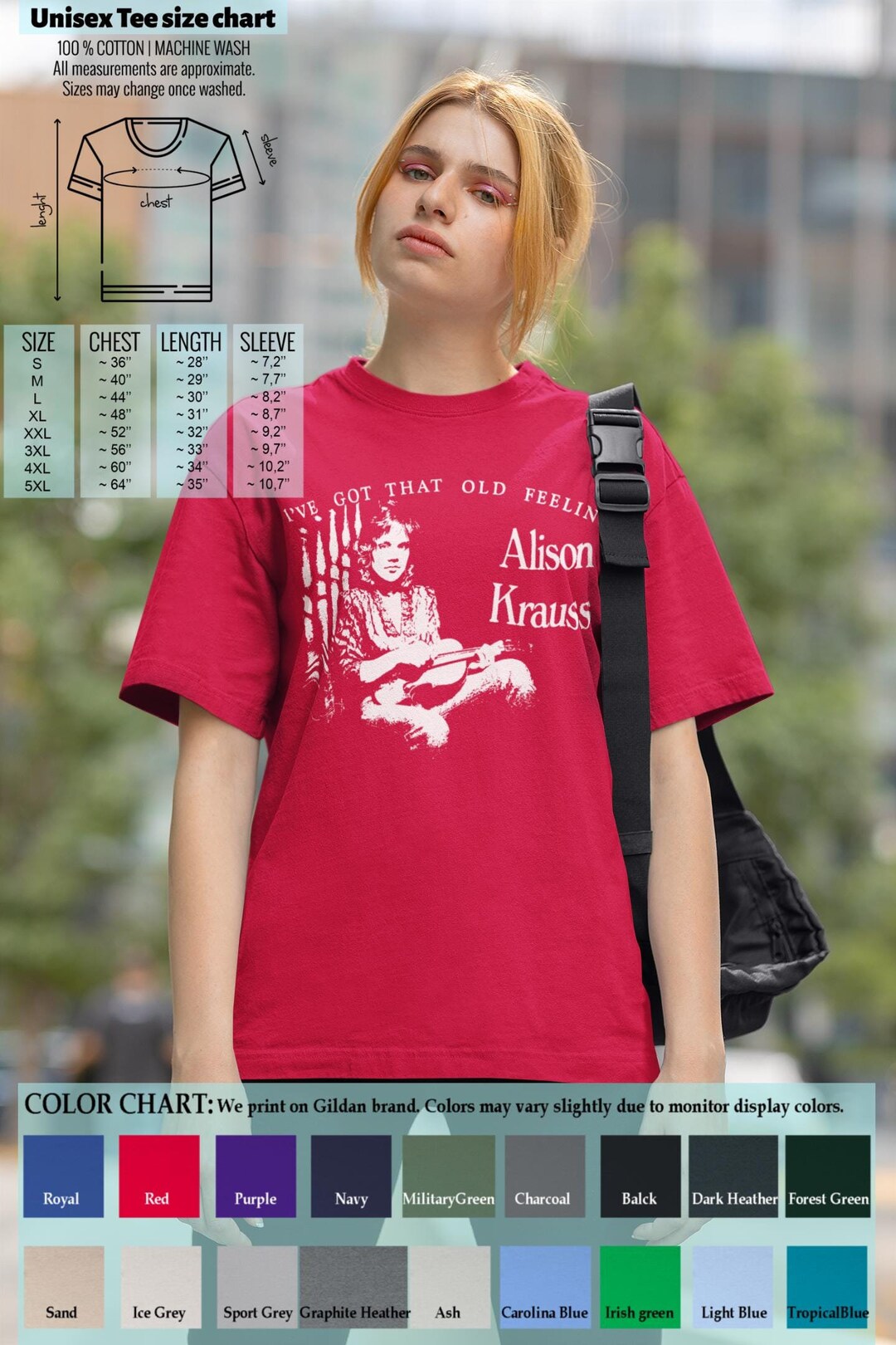 Alison Krauss Shirt, Lady Musicians, American Bluegrass Country Singer ...