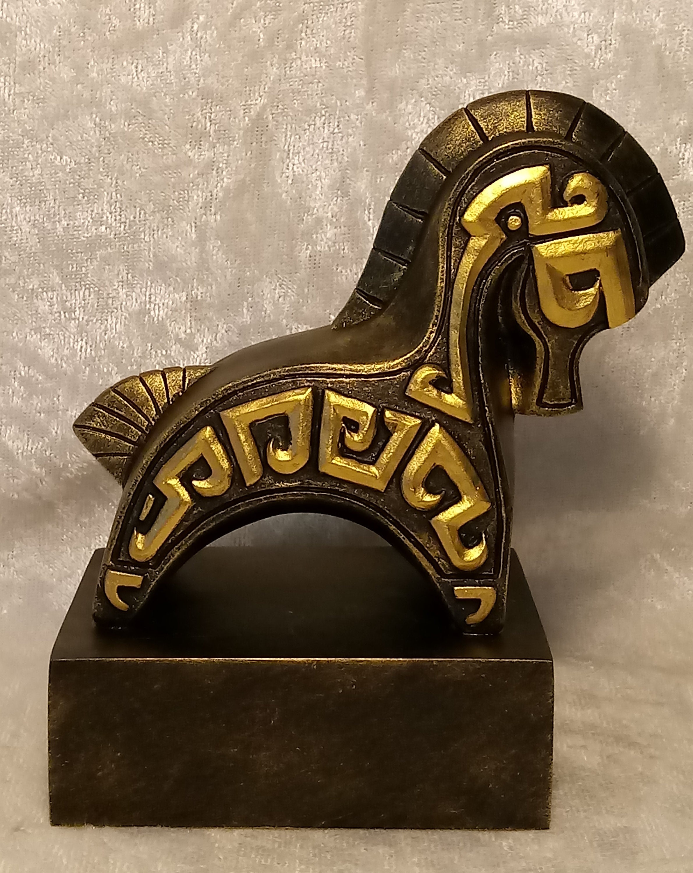 Chinese 12 Zodiac Animals, Seal of Ages, Horse Statuette, Collectible ...