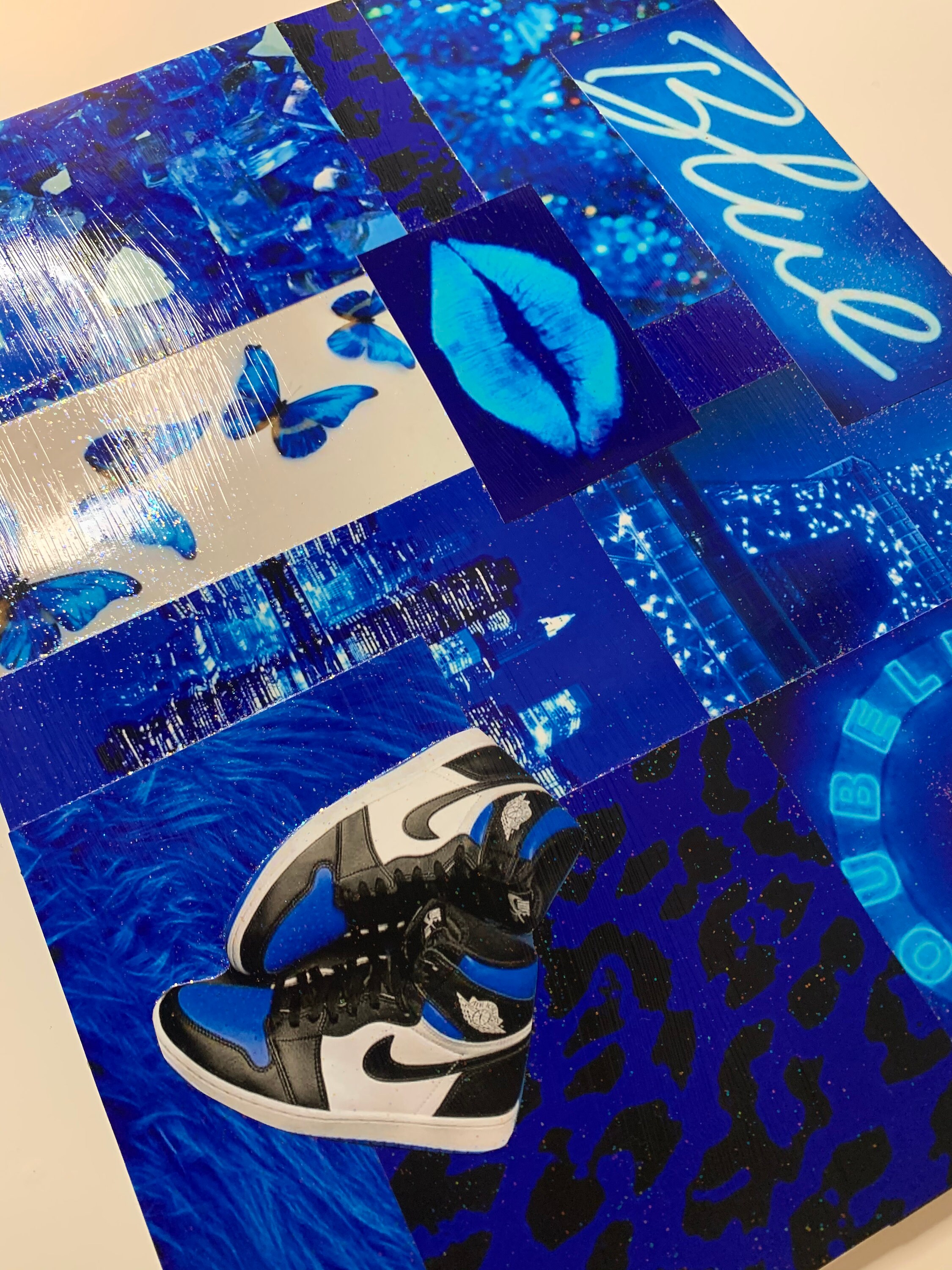 Royal Blue Collage - Etsy