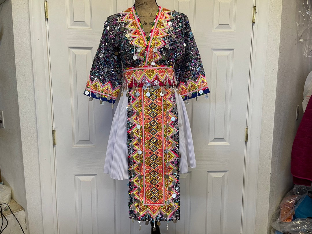 Y24 Size 42 Adult Hmong Outfit Hmong Clothes - Susan - Etsy