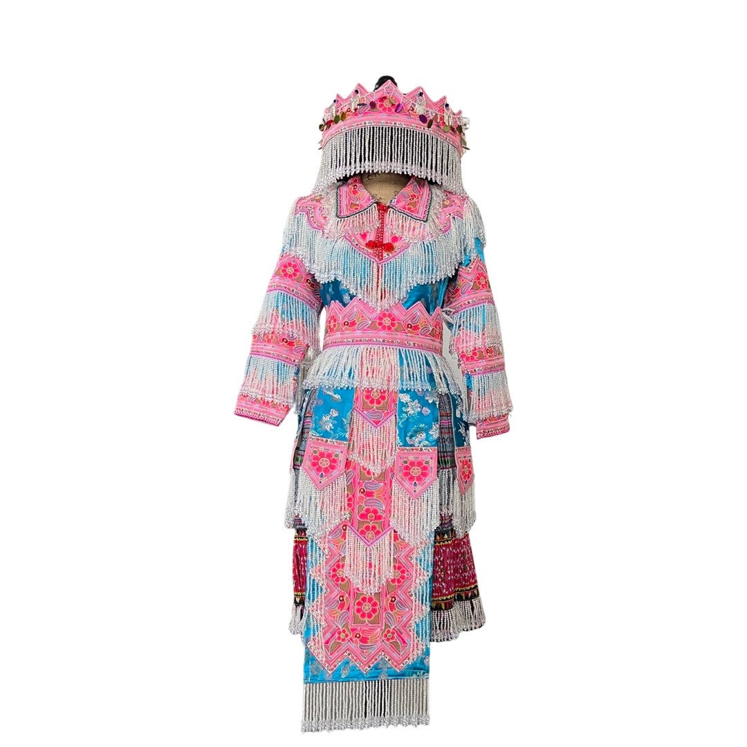 SU 8 Size 44 Hmong Chinese Clothes Blue - Etsy