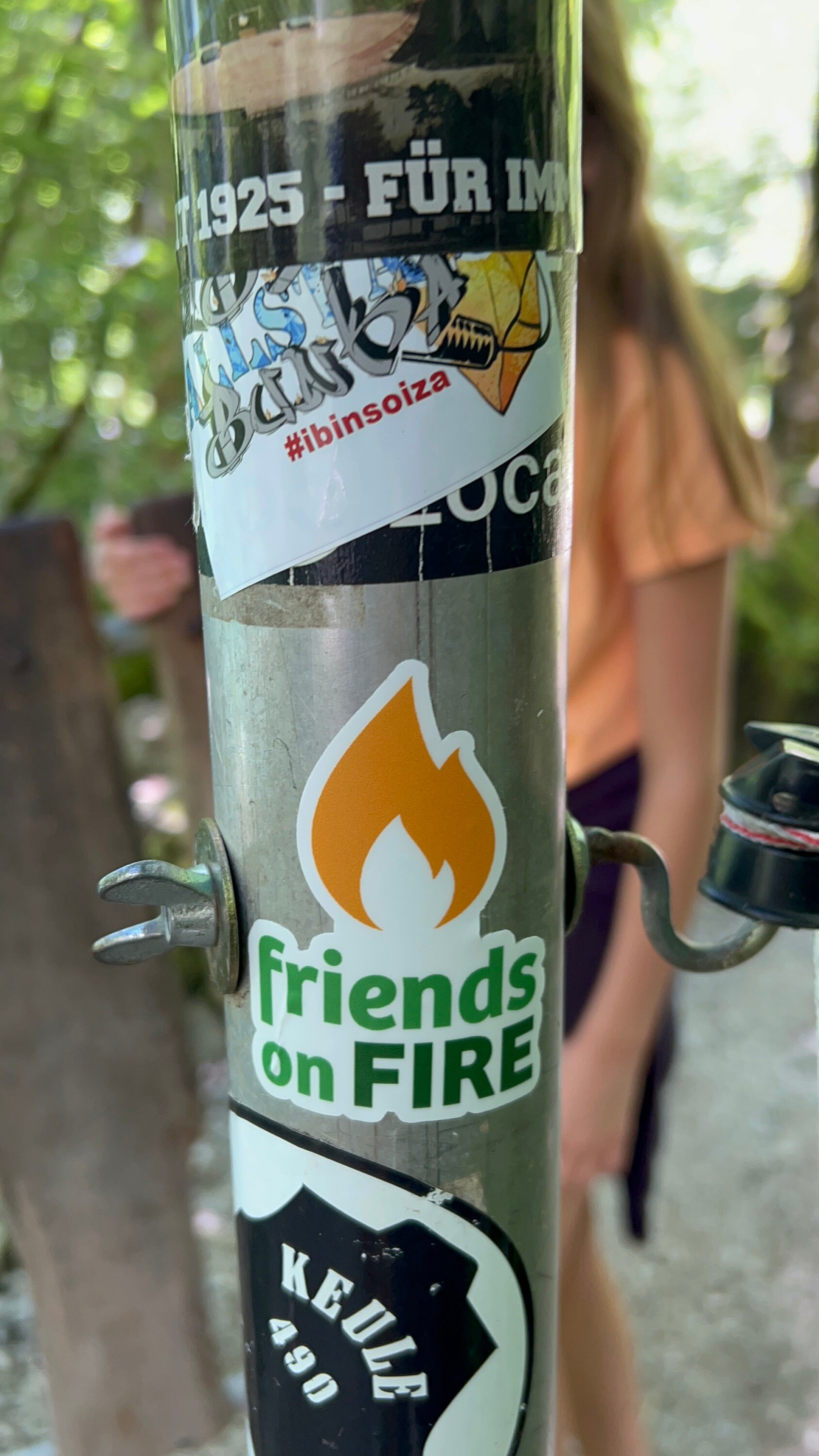 Friends on FIRE Logo Sticker - Etsy