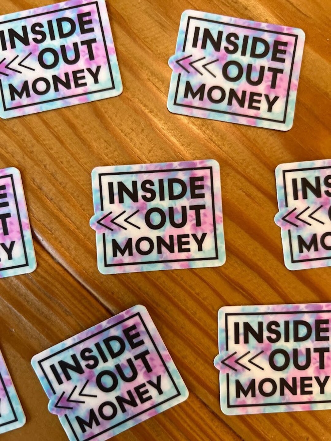 Inside Out Money Logo Sticker - Etsy