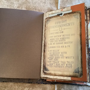 Cowboy Journal, Western Journal, Wild West, Grungy Journal - Etsy