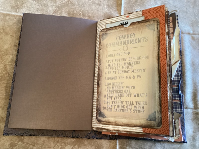 Cowboy Journal, Western Journal, Wild West, Grungy Journal - Etsy
