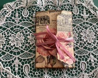 Rose Tri Fold Folio, Mini Journal, Journal Insert - Etsy