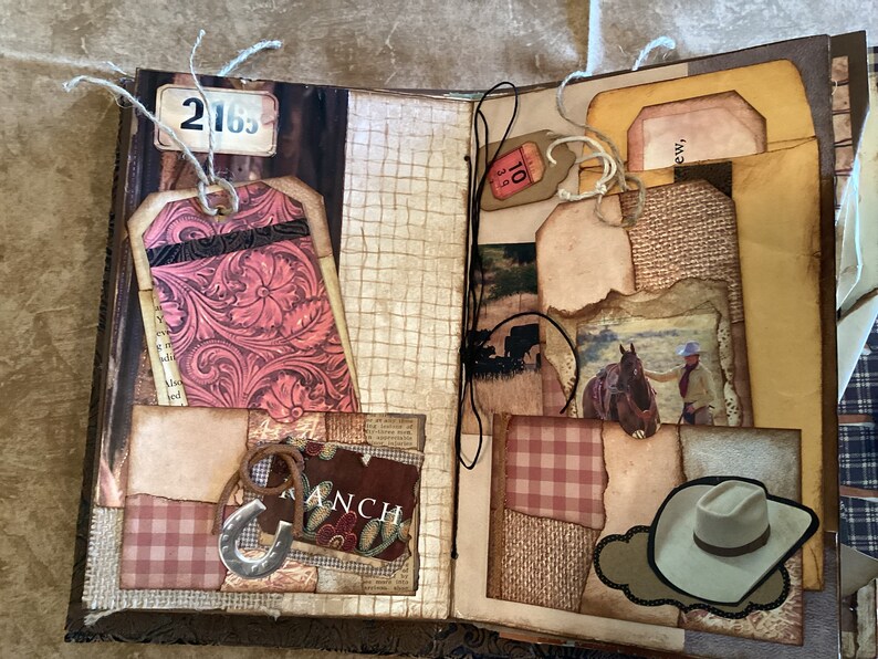 Cowboy Journal, Western Journal, Wild West, Grungy Journal - Etsy