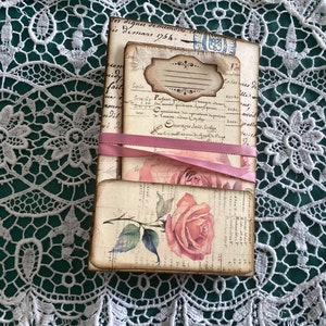 Folio, Tri Fold Folio, Mini Journal, Journal Insert, Roses - Etsy