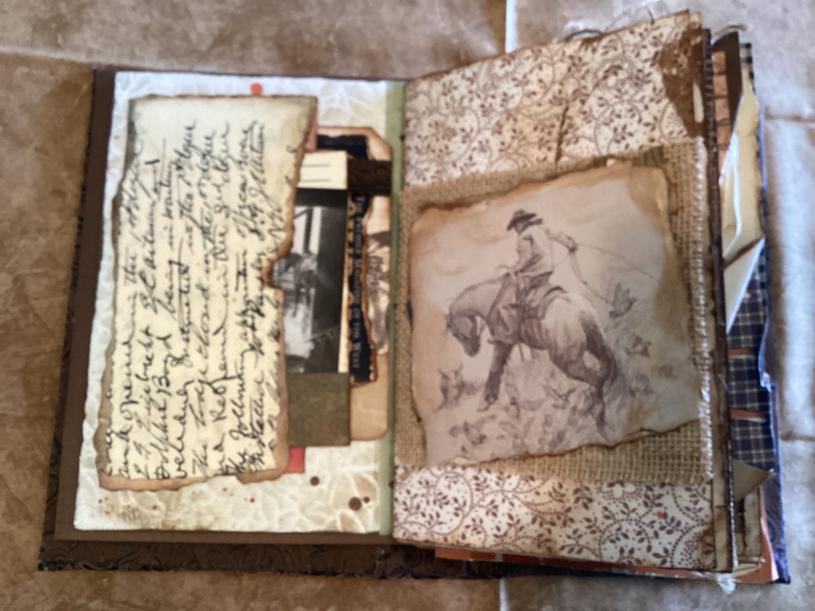 Cowboy Journal, Western Journal, Wild West, Grungy Journal - Etsy