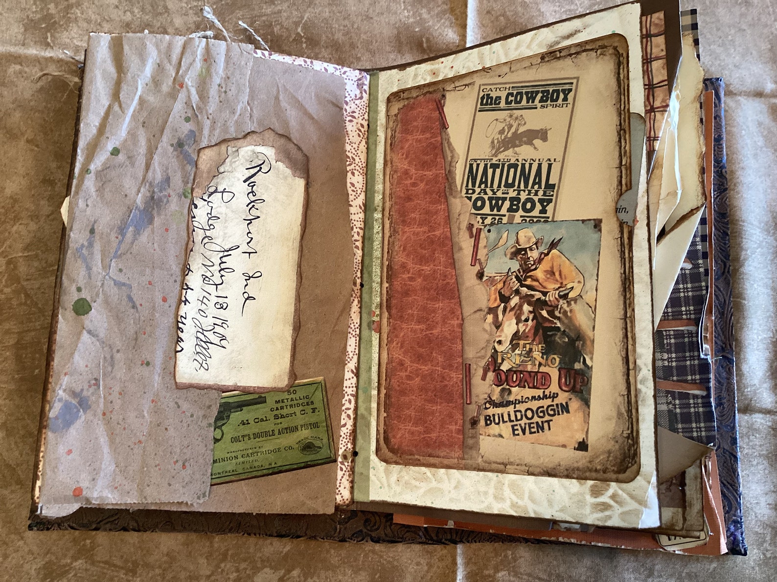 Cowboy Journal, Western Journal, Wild West, Grungy Journal - Etsy