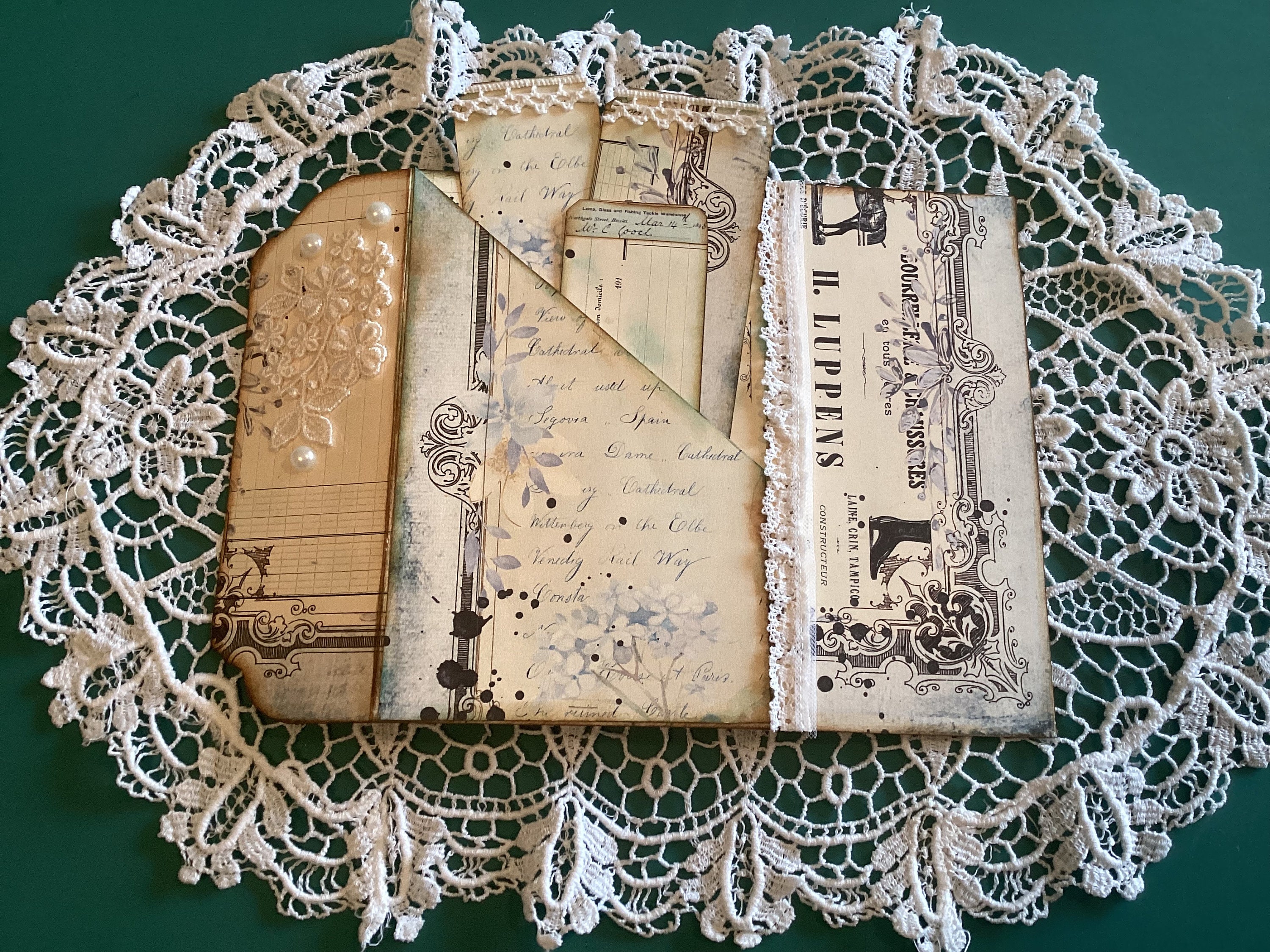 Tri Fold Folio/ Mini Journal, Journal Insert - Etsy