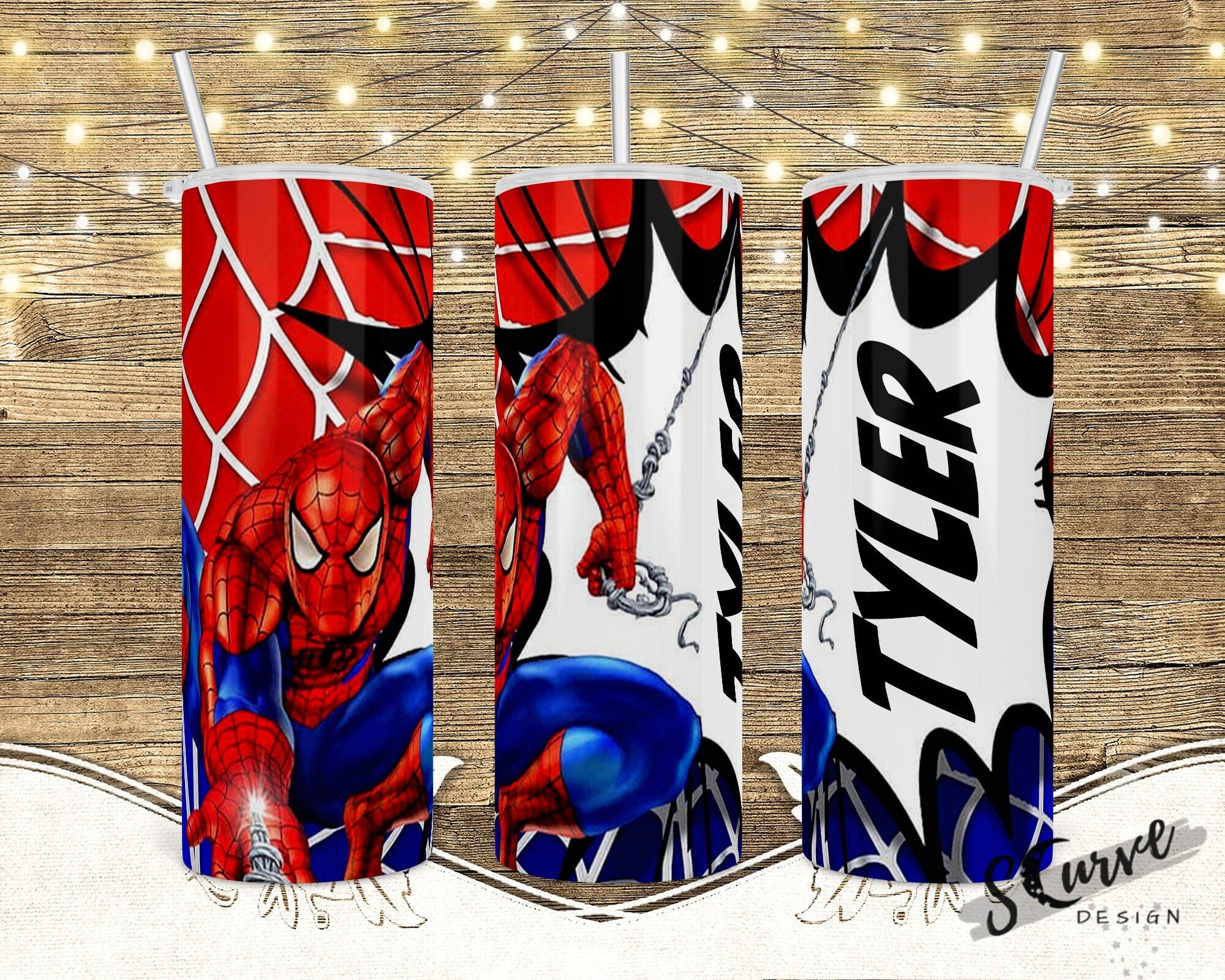 Sublimation Tumbler Design Spiderman/ Spider Man Webdesign - Etsy Canada