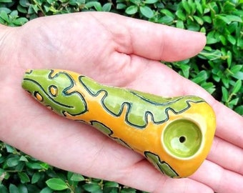 Ceramic Smoking Pipe - Etsy