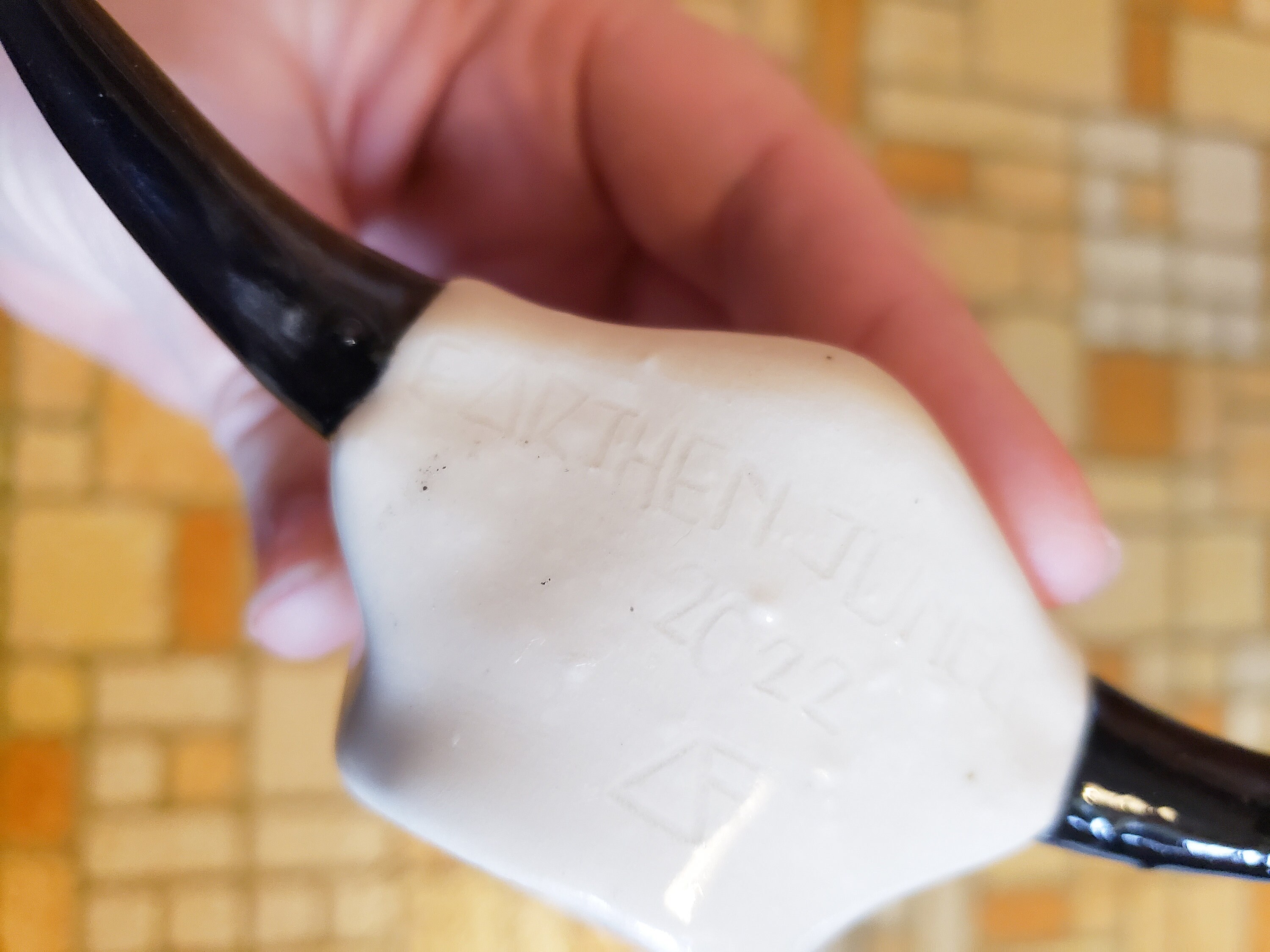 Handmade Black and White Feather Bull Head Longhorn Ceramic Pipe ...