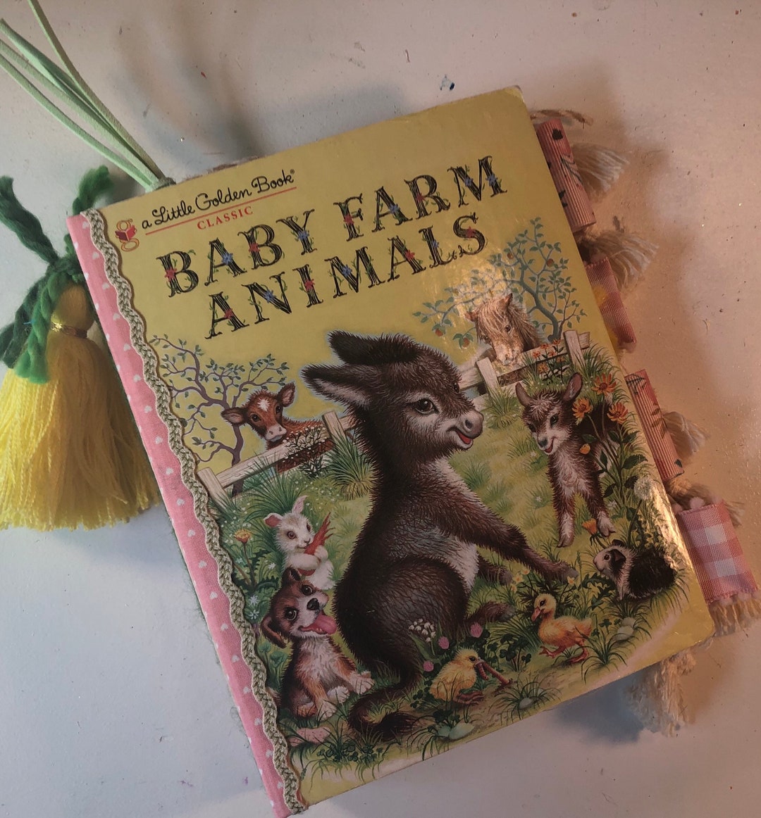 Baby Farm Animals Junk Journal / Album / Diary / Baby Book - Etsy